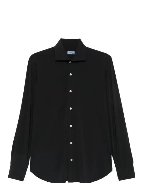 BARBA NAPOLI Long-sleeved Shirt - Black
