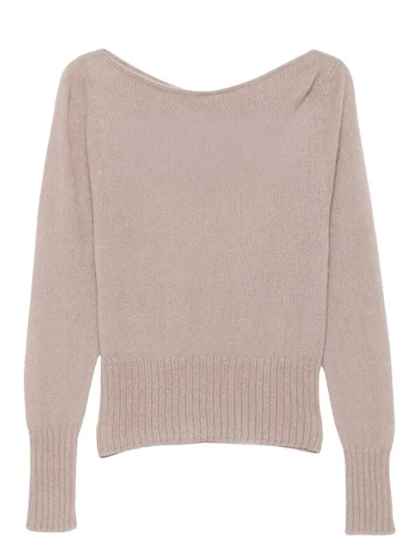 TOM FORD Boat Neck Long Sleeve Sweater - No