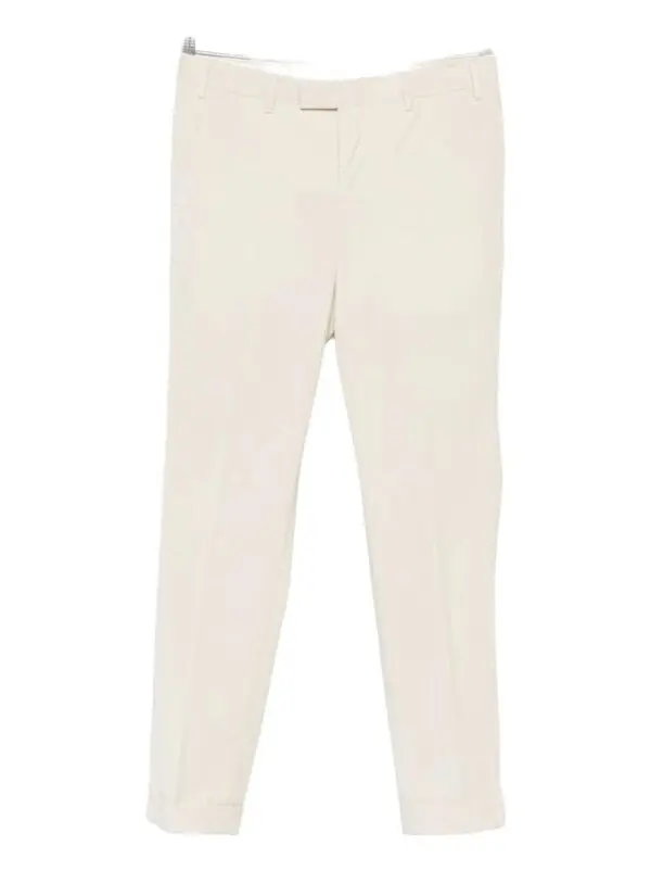 PT TORINO Tailored Trousers With Belt Loops - Beige