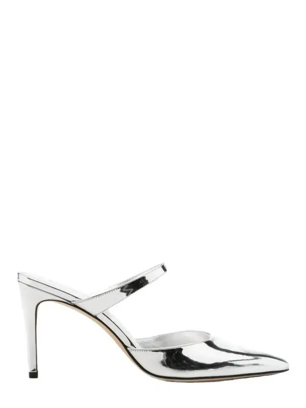 STUART WEITZMAN Pointed-toe High-heeled Sandals - Silver