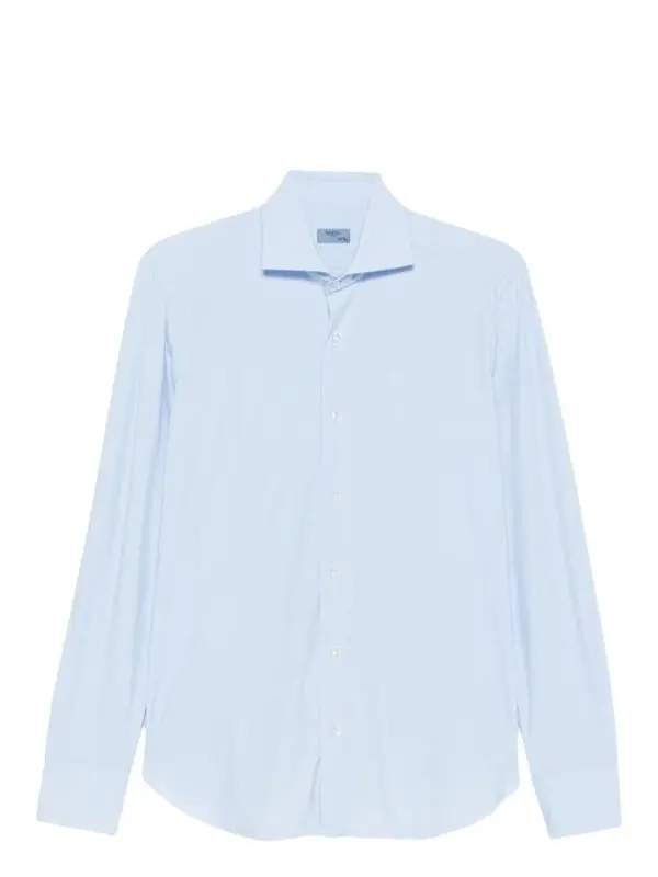 BARBA NAPOLI Long-sleeved Shirt - Light Blue