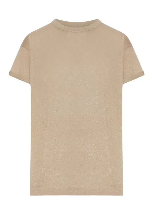 Brunello Cucinelli Short Sleeve Crewneck T-shirt - Brown
