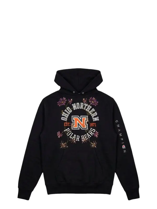 CONNER IVES Printed Hoodie - Black