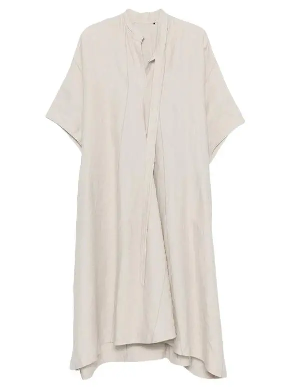 ZIGGY CHEN Panelled Midi Dress - White