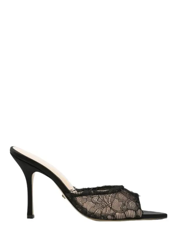 MACHMACH Pointed-toe High-heeled Sandals - Black