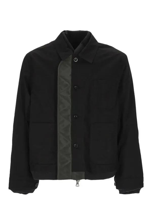 Sacai Reversible Zip-fastening Jacket - Black