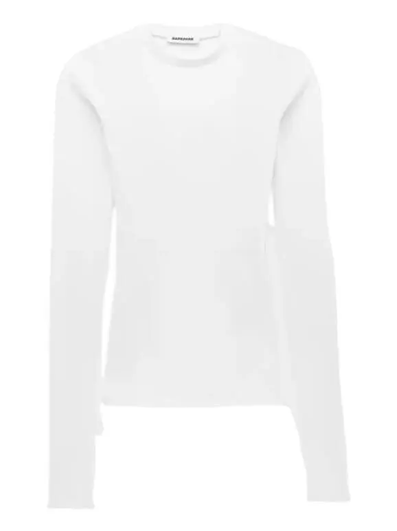 DARKPARK Camren Slim-fit Long Sleeve T-shirt - White