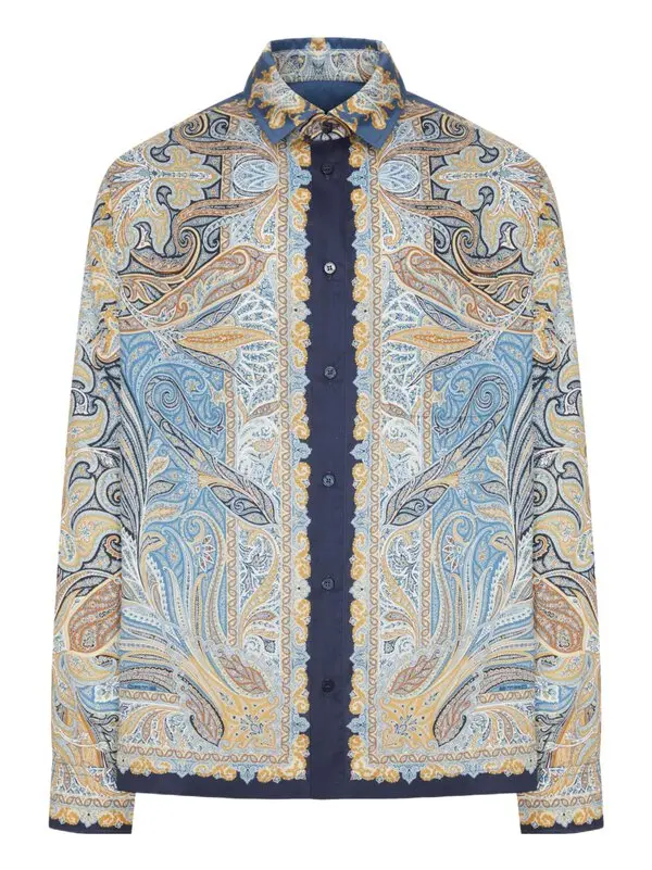 Etro Long-sleeve Shirt - Blue