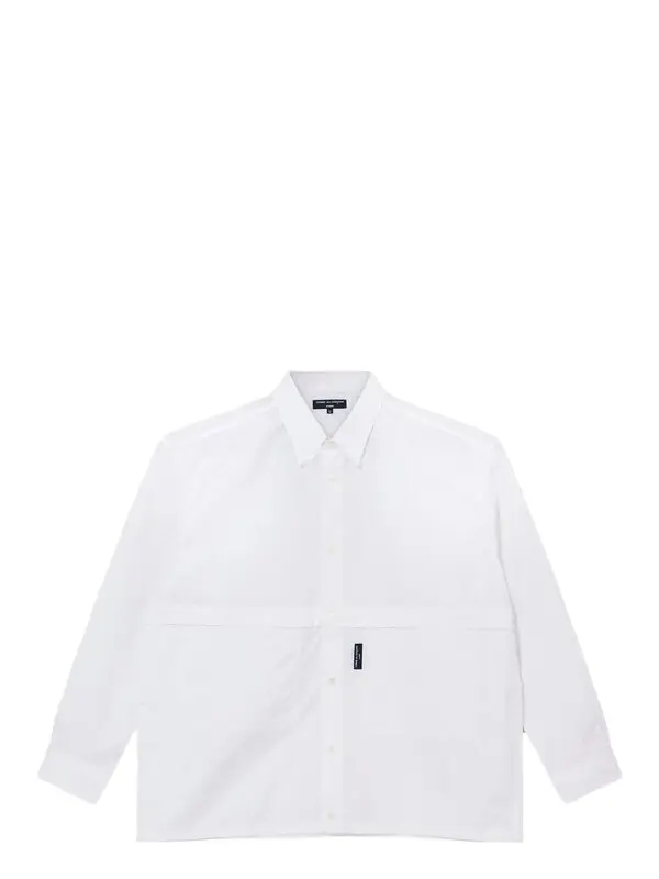 Comme Des Garçons Cotton Concealed Shirt - White