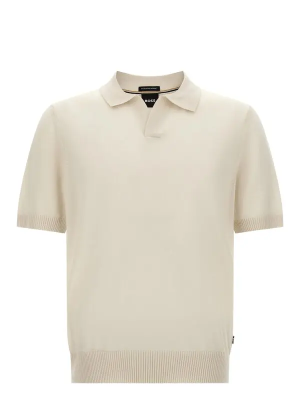 Hugo Boss Short-sleeved Polo Shirt - White