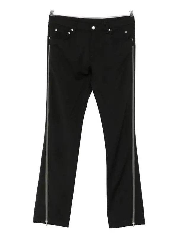 Rick Owens Vega Side-zip Ankle Length Trousers - Black