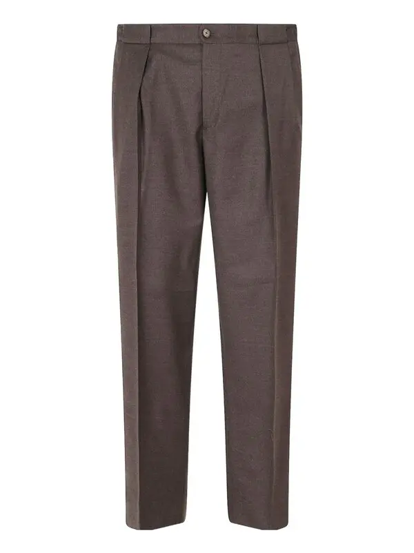 BRIGLIA 1949 Button-detail Straight-leg Trousers - No