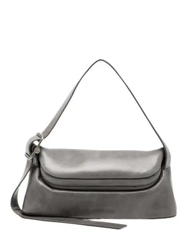 OSOI Flap-over Shoulder Bag - Grey