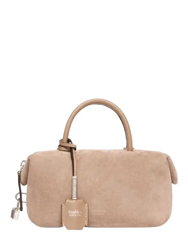 Max Mara Zippered Shoulder Bag - Mud Color