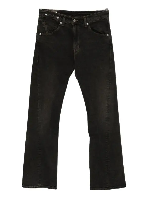LEVI'S Straight Leg Jeans With Logo Patch - Black