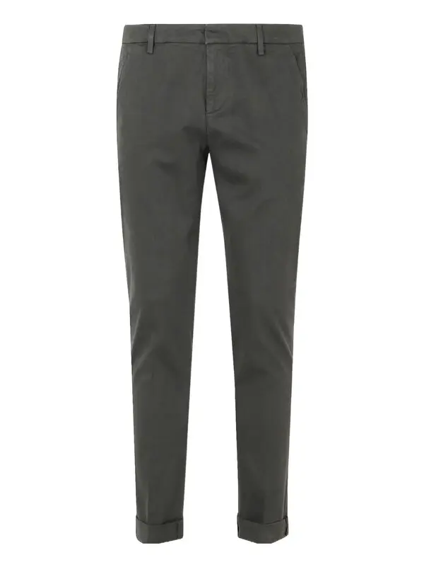 DONDUP Tailored Trousers With Belt Loops - Black