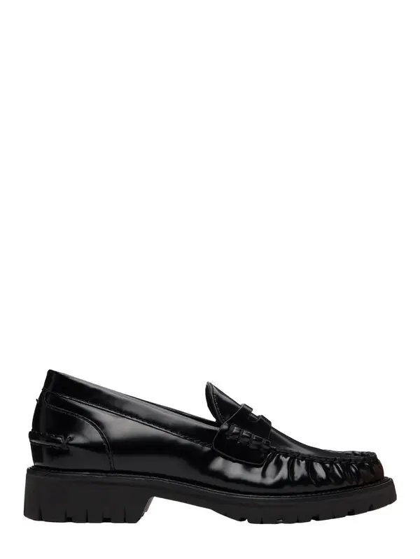 Rag & Bone Corey Leather Loafers - Black