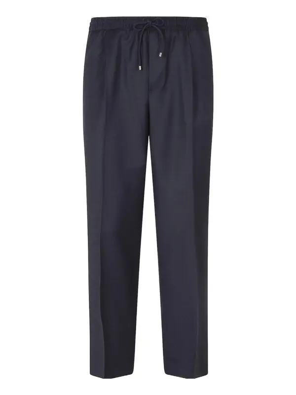 BRIGLIA 1949 Drawstring Casual Pants - Blue