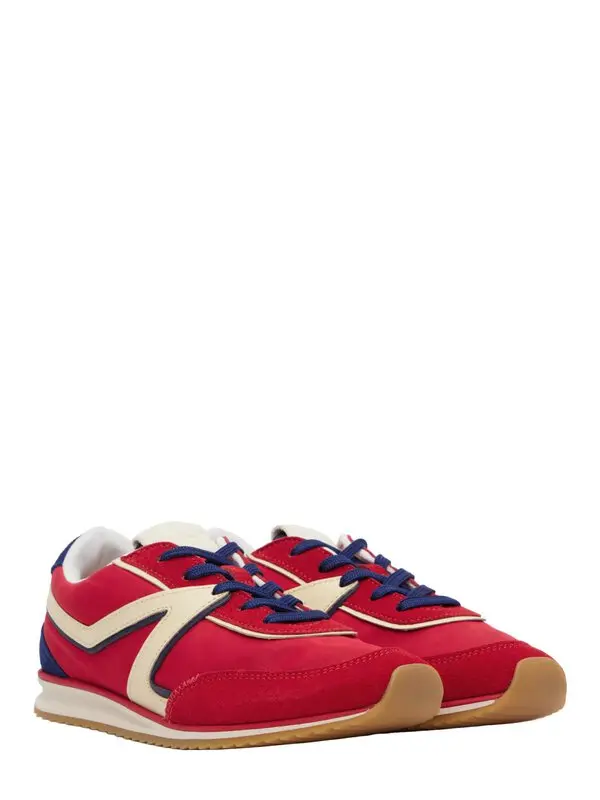 Rag & Bone Retro Trainer Sneakers - Red