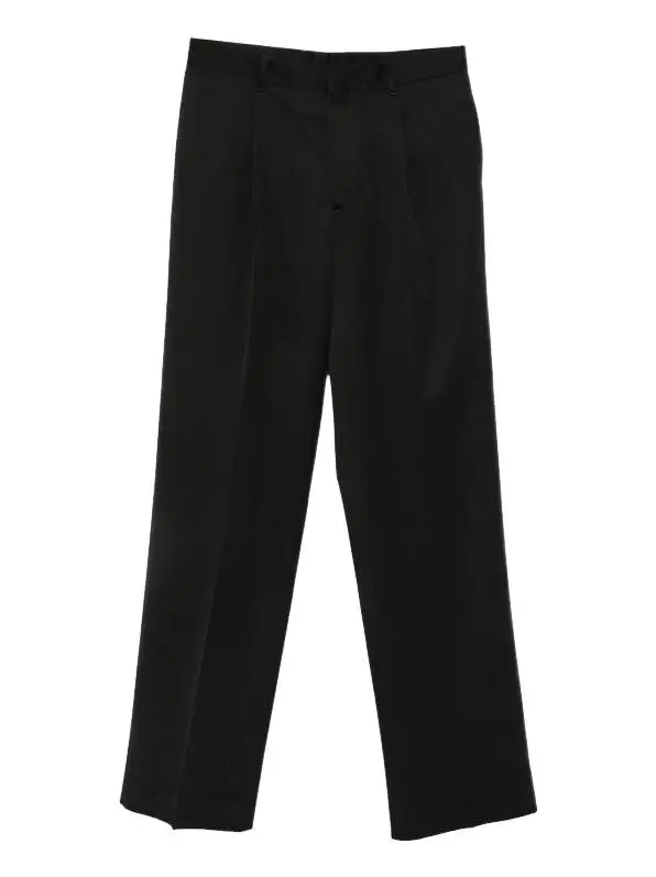 LARDINI Pleated Tailored Trousers - Black