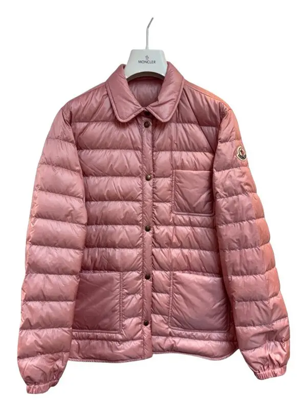 Moncler Fouine Down Shirt Jacket - Pink