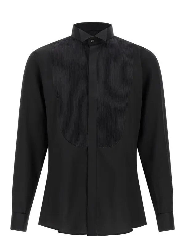 Pal Zileri Tuxedo Shirt - Black