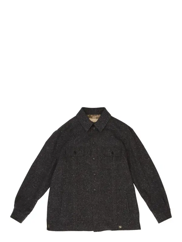 Valentino Garavani Vlogo Plaque Button-up Jacket - No