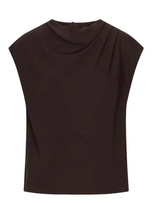 Agnona Sleeveless Top - Black