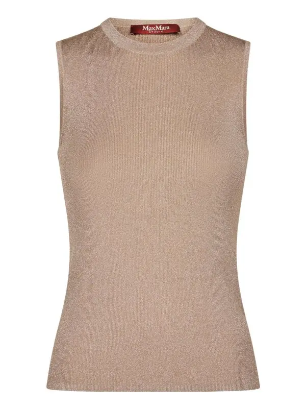 Max Mara Sante Ribbed Knit Top - No