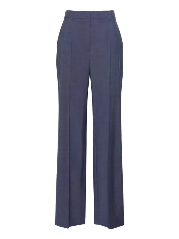 Max Mara Tailored Wide-leg Trousers - Blue