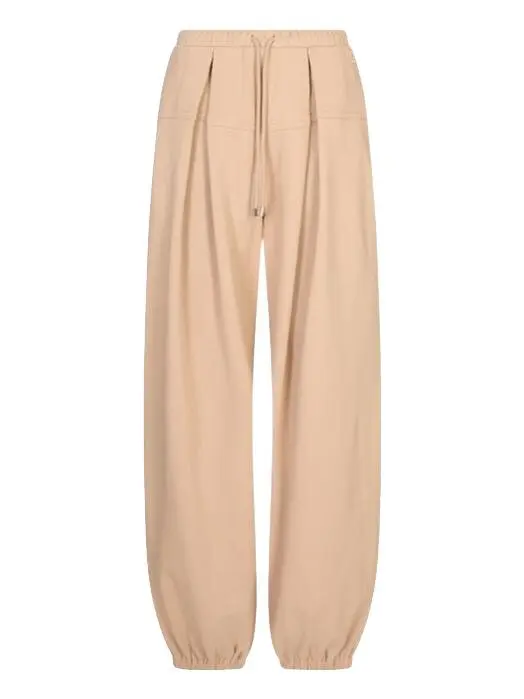 Sportmax Drawstring Athletic Pants - Nude