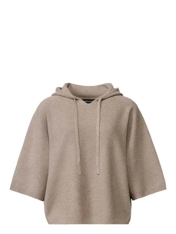 Fabiana Filippi Hooded Knitted Pullover - Taupe