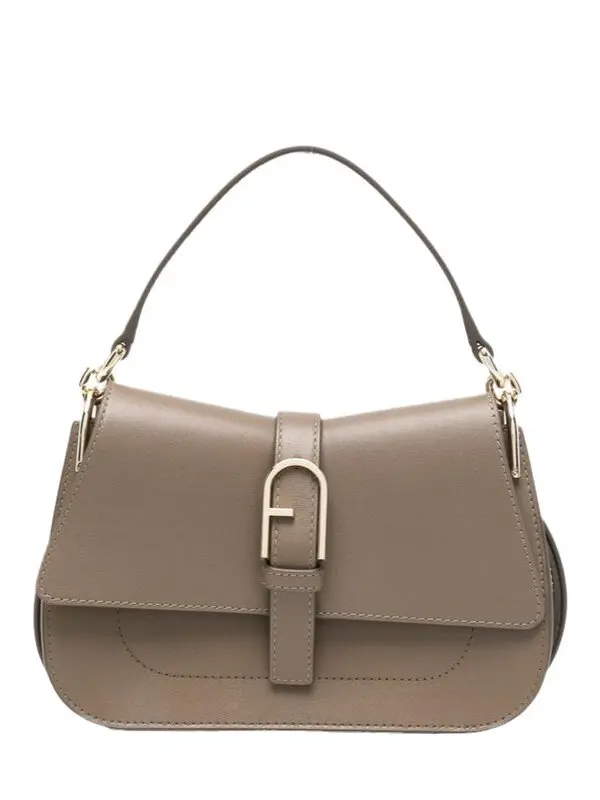 Furla Flow Mini Top Handle Bag - Brown
