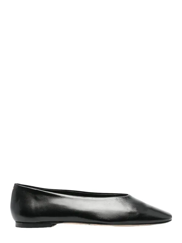 AeydĒ Round-toe Flats - Black