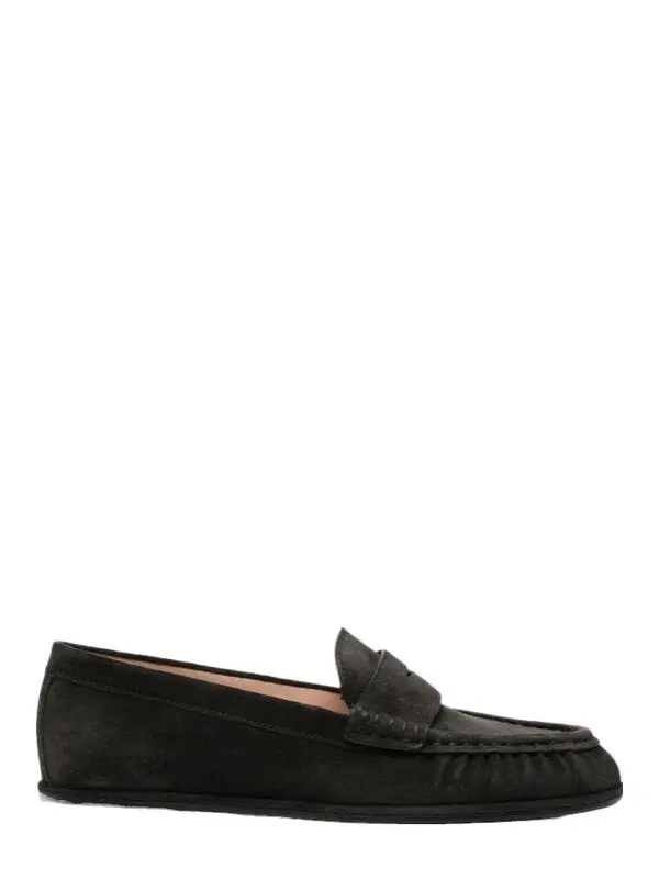 STUART WEITZMAN Round Toe Slip-on Loafers - No