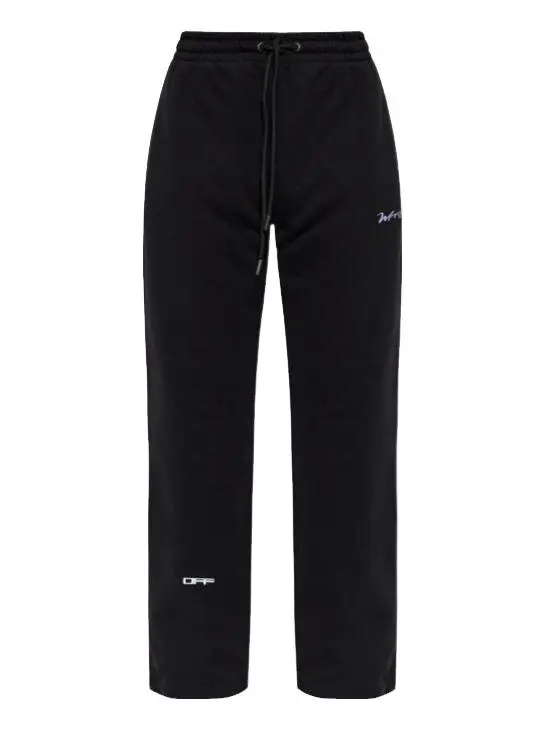 Off-White Graphic-print Track Pants - Black