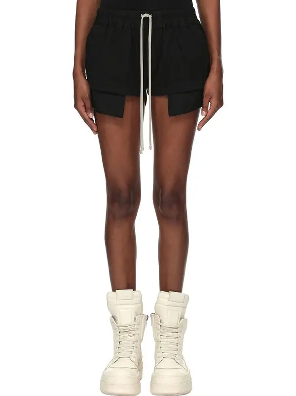 Rick Owens Drawstring Shorts - Black
