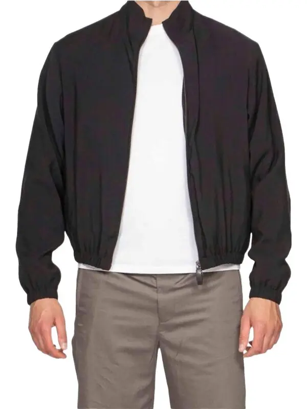 Emporio Armani Zip-up Bomber Jacket - Grey