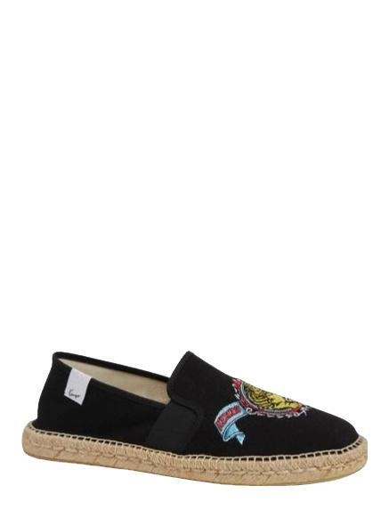 Kenzo Jumping Tiger Espadrilles - Black