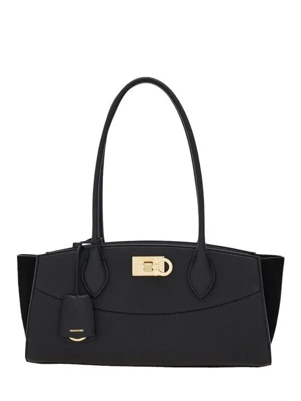 FERRAGAMO Top-handle Handbag - Black