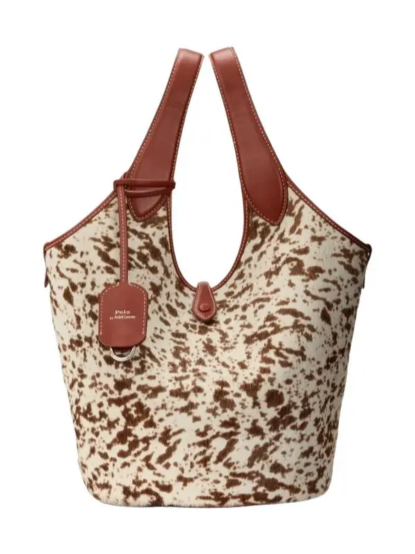 Polo Ralph Lauren Leather Tote Bag - Brown