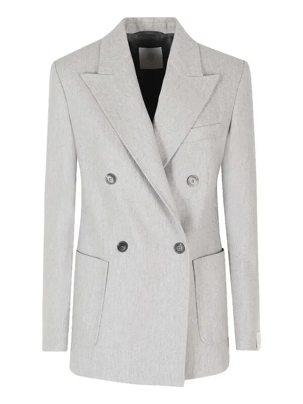 Eleventy Double-breasted Blazer - Grigio