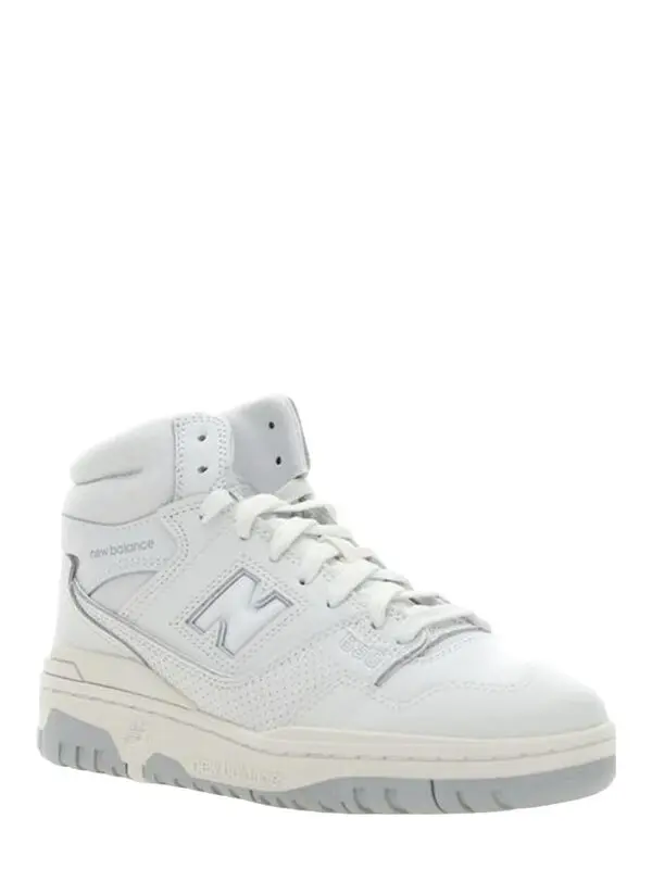 NEW BALANCE 650 High-top Lace-up Sneakers - White