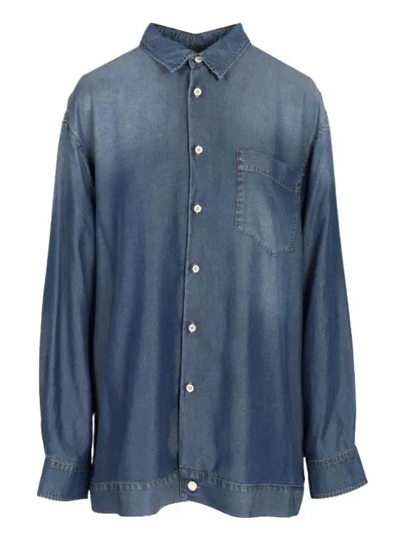 MAGLIANO Trompe-l'oeil' Denim Shirt - Blue