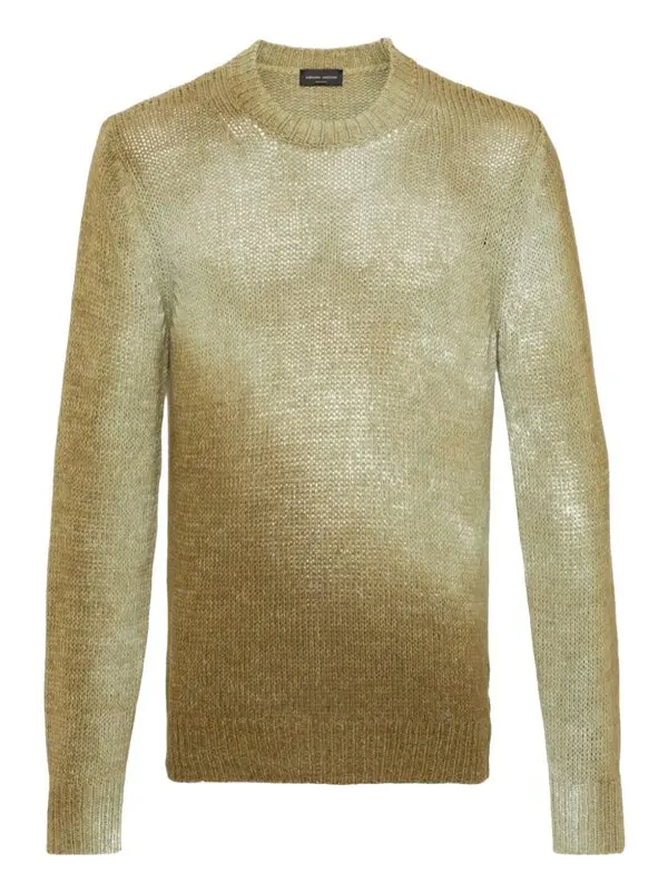 ROBERTO COLLINA Long Sleeve Sweater - Nude