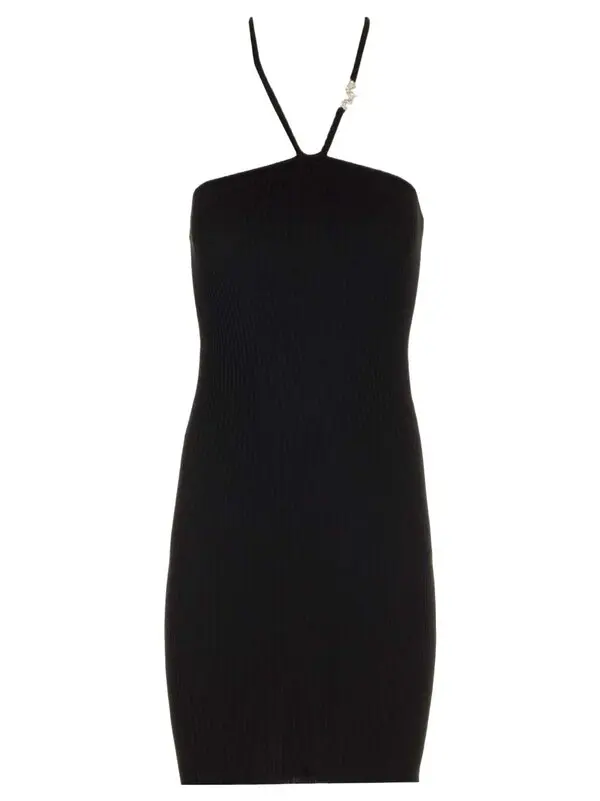 Amiri High-waist Strap-detailed Pencil Midi Skirt - Black