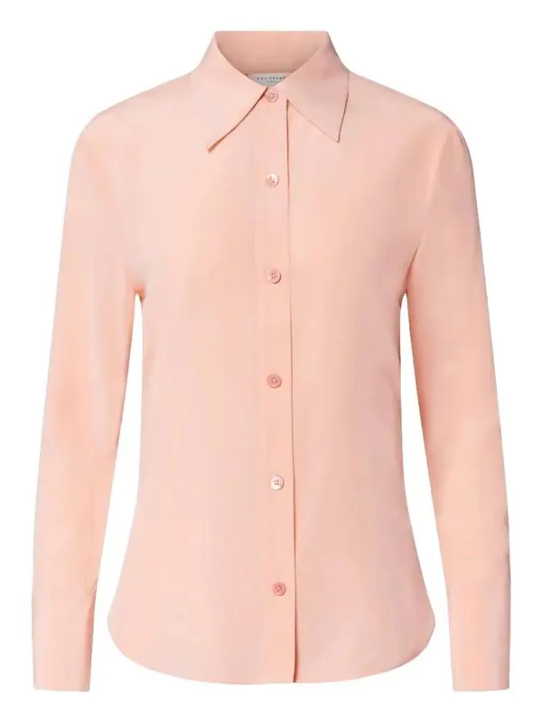 Equipment Button-up Silk Shirt - Pink