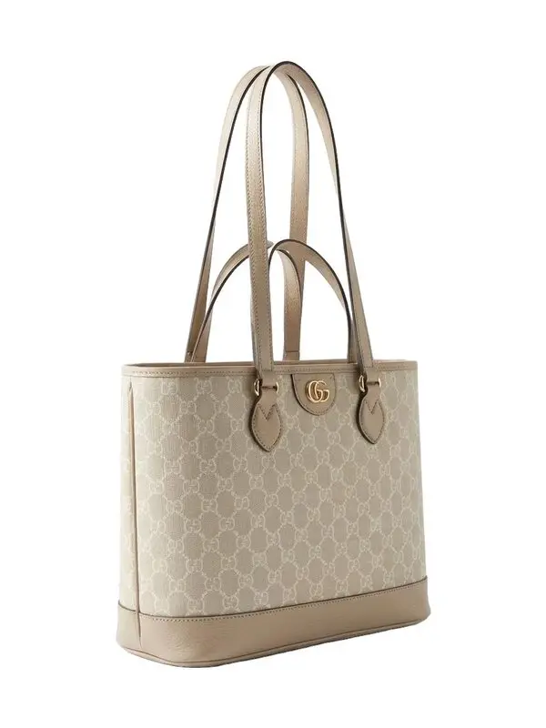 Gucci Ophidia Small Tote Bag - Beige/white