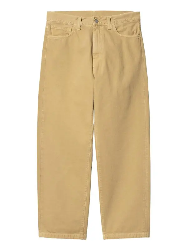 Carhartt Work In Progress Landon Logo-patch Tapered Jeans - Nude
