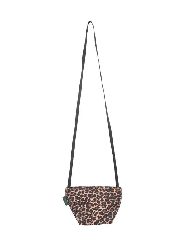 HERVE CHAPELIER Hervé Chapelier Leopard Print Shoulder Bag - Black